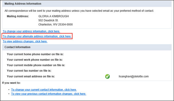 Retiree Self-Service